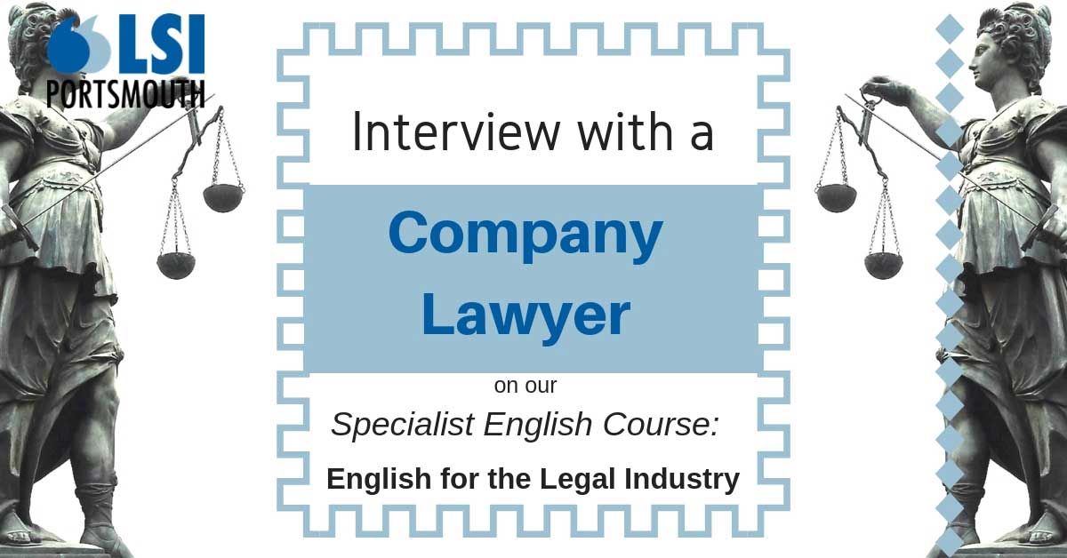 Interview with a Company Lawyer on our Specialist English for Legal ...